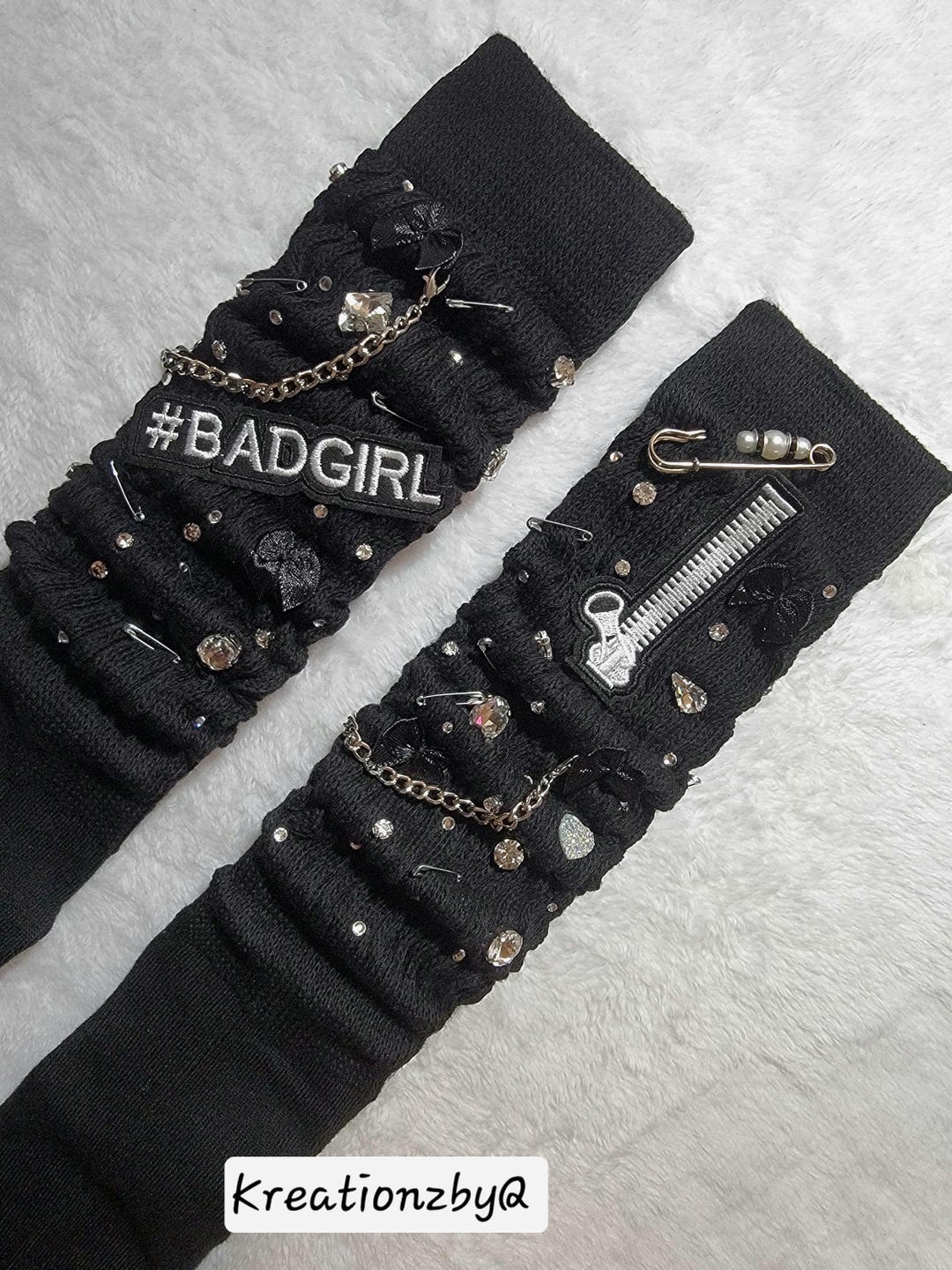 Custom Junk Socks, Slouch Socks, Bad Girl Socks - Etsy