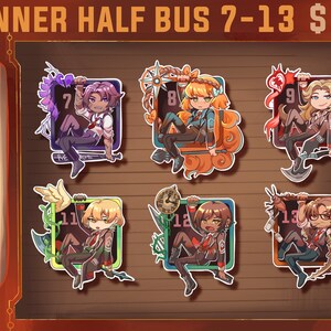 Limbus Sinner Stickers - Etsy