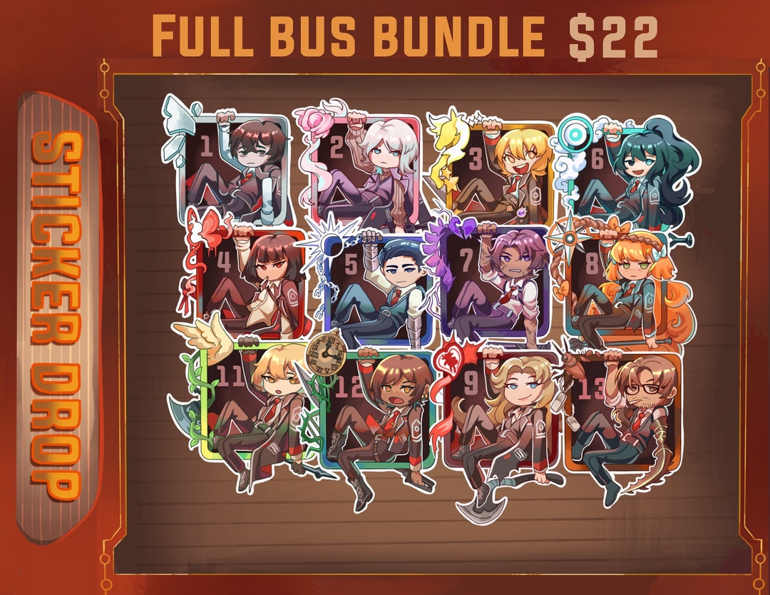 Limbus Sticker Bundles - Etsy