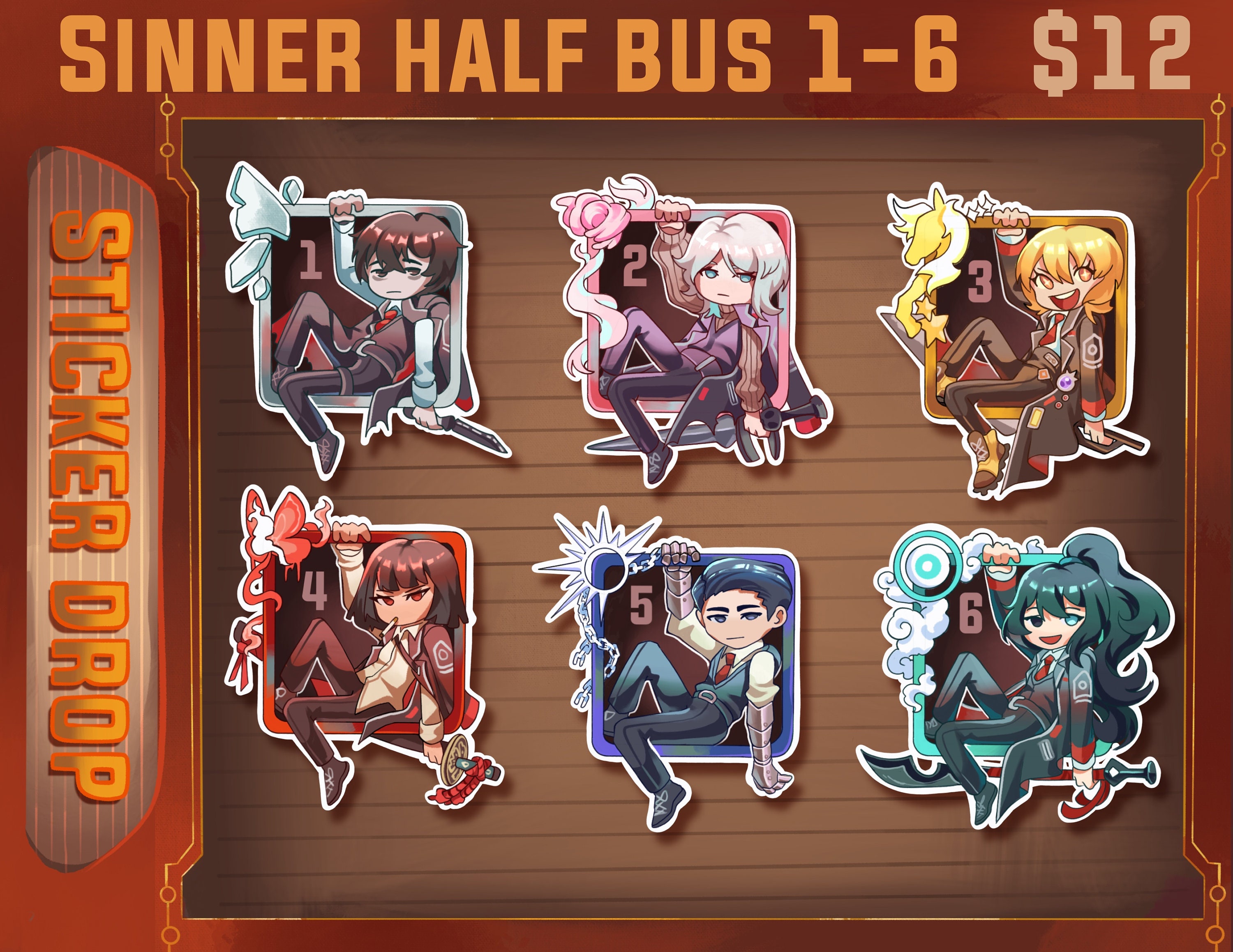 Limbus Sticker Bundles - Etsy