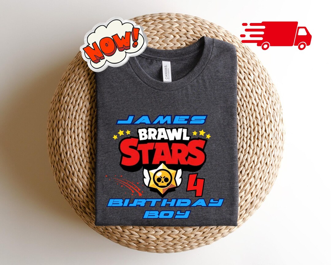 Brawl Stars Shirt, Brawl Stars Matching Birthday Weatsshirts, Birthday ...