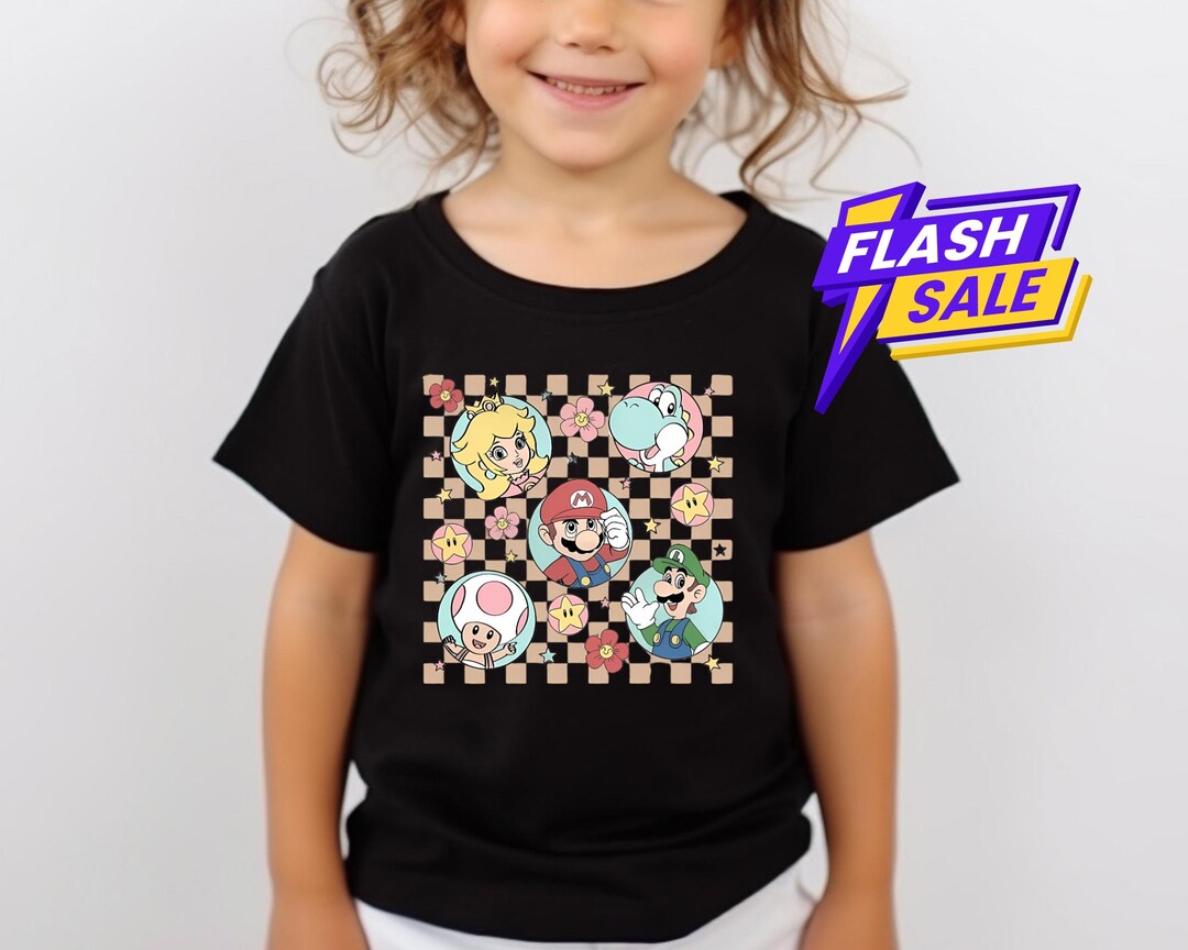 Mario Princess Girls Shirt, Princess Peach Mario Shirt, Princess Peach ...