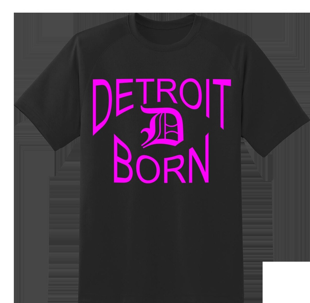 Detroit Born T-shirt - Etsy