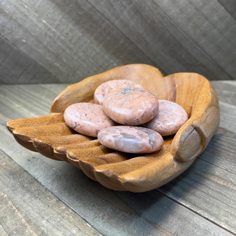 Moonstone Palm Stone - Etsy