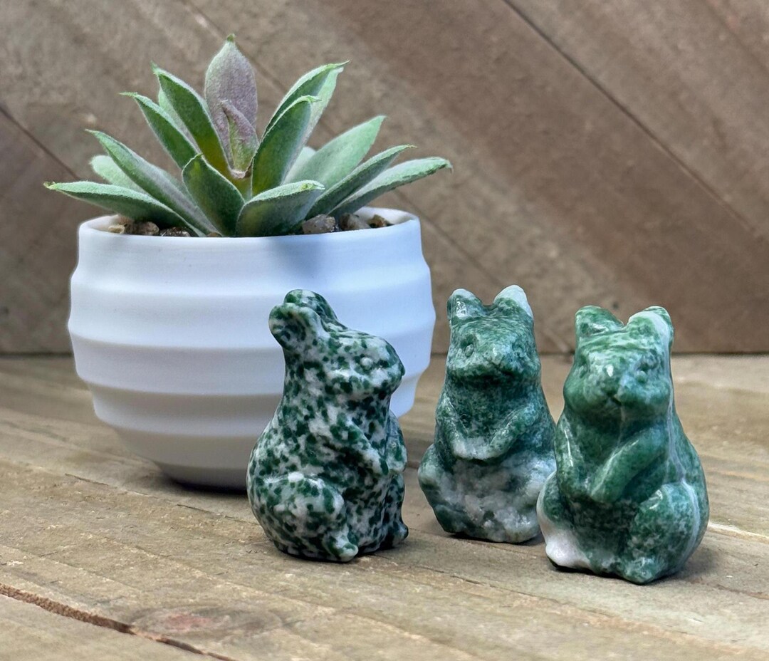 Your Choice of REIKI INFUSED Qinghai Stone Rabbit Carving for Abundance ...