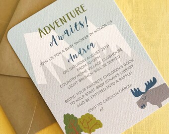 Outdoor Adventure Birthday Invitation - Etsy