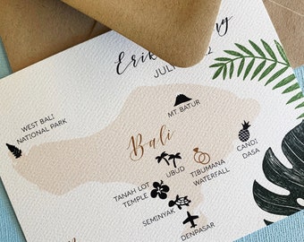 Bali Wedding Invitation - Etsy