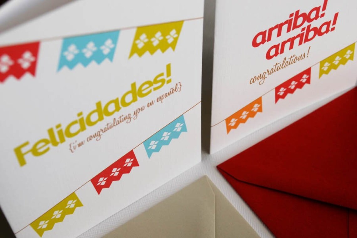 Spanish Congratulations Single Card - Etsy
