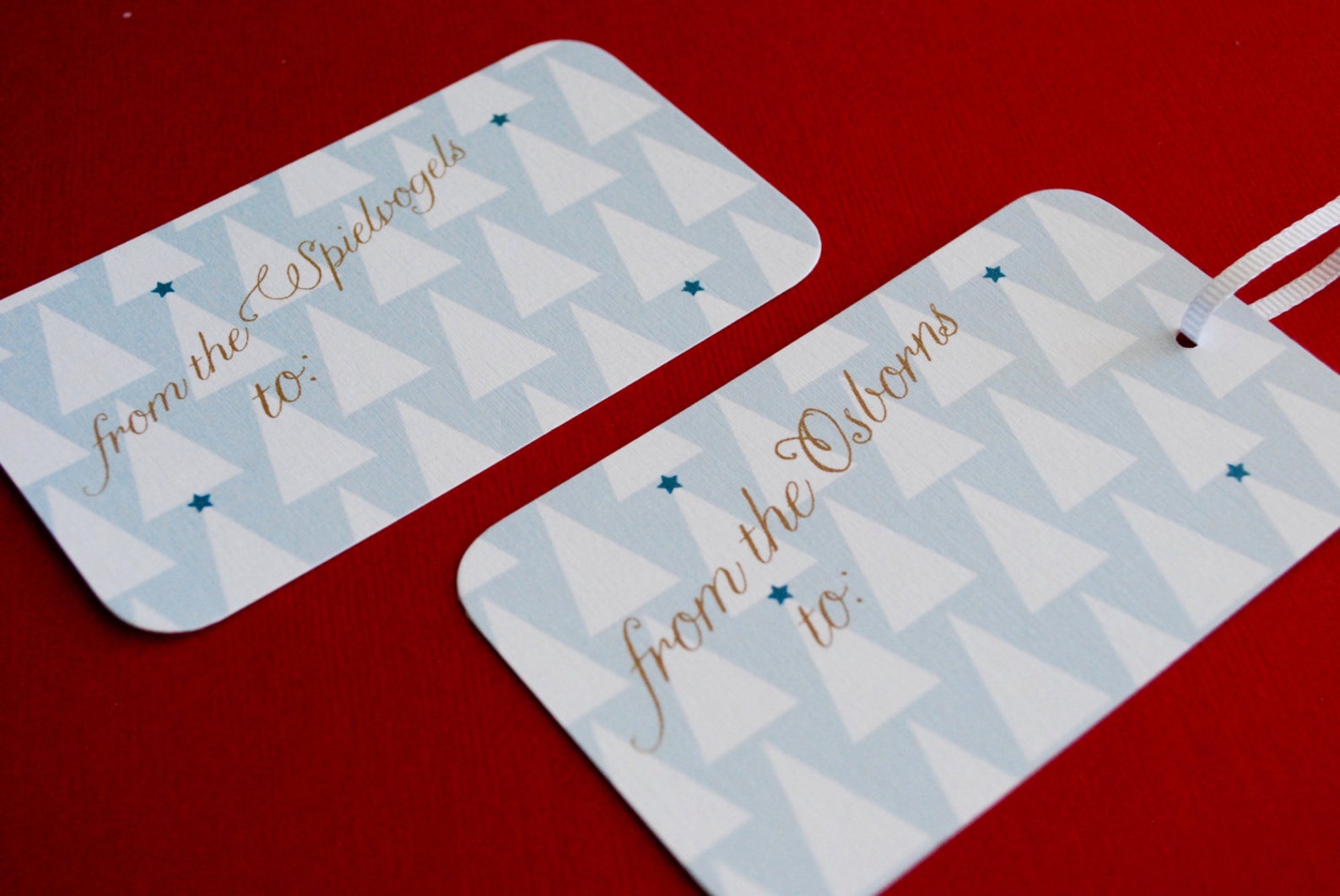 Holiday Personalized Gift Tags, Set of 15 - Etsy