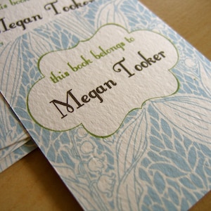 Design 01 Bookplate Set of 9, Book Labels, Custom Tags, Gift Guide ...