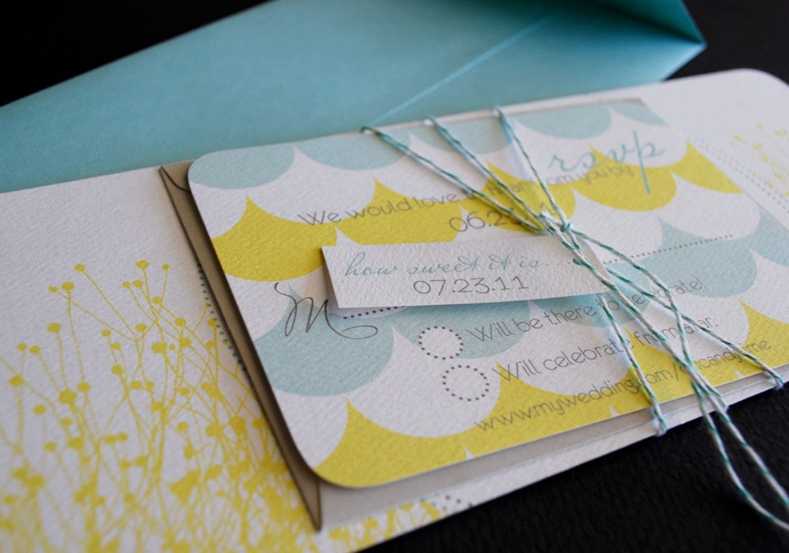 TWINE COLLECTION- How Sweet It Is, Sample Wedding Invitation ...