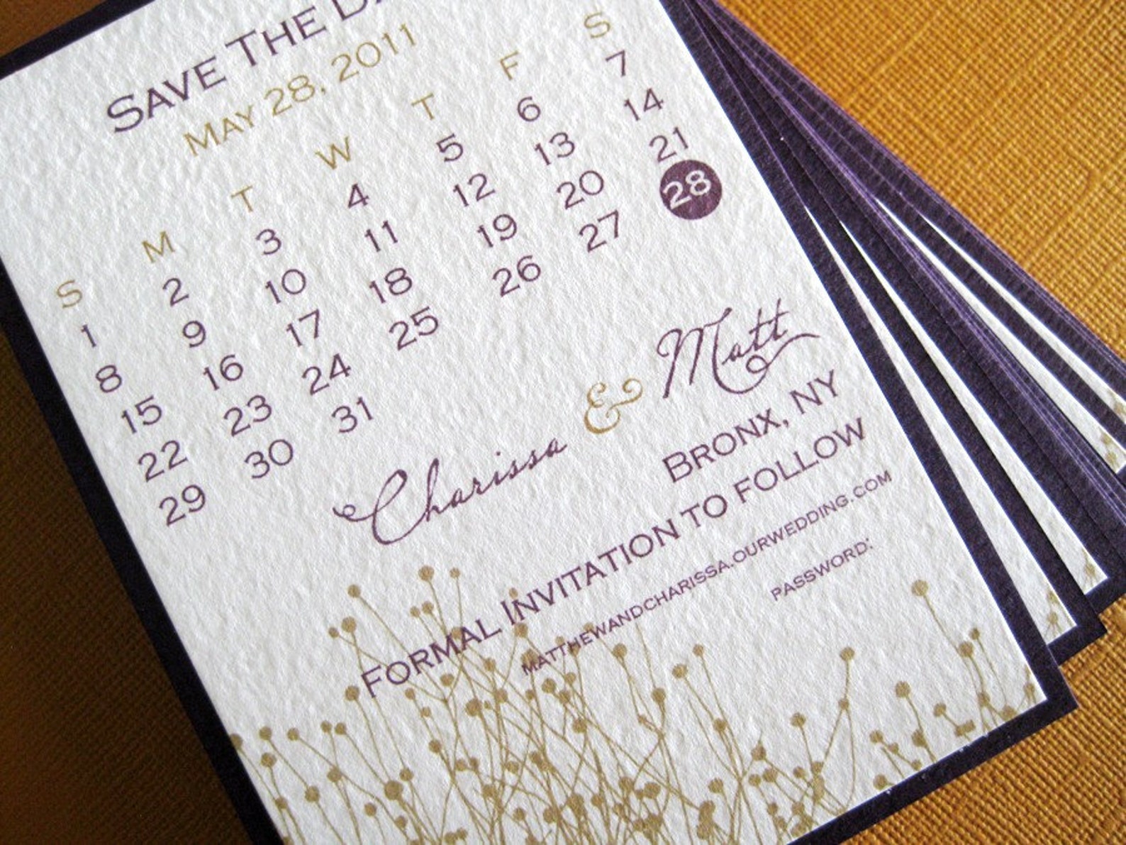 Save the Date- Calendar, Set of 10, Destination Wedding, Ceremony ...
