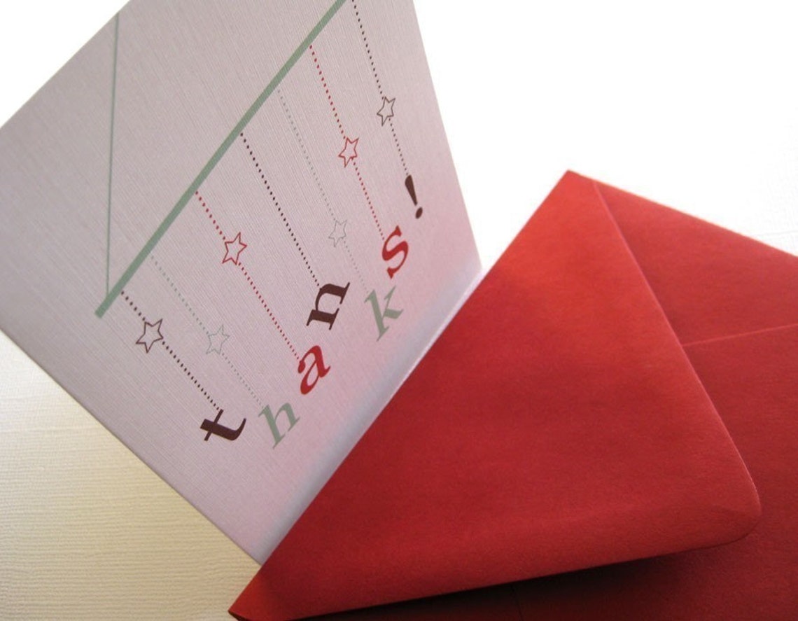 Mobile Thank You Cards Set of 6 - Etsy