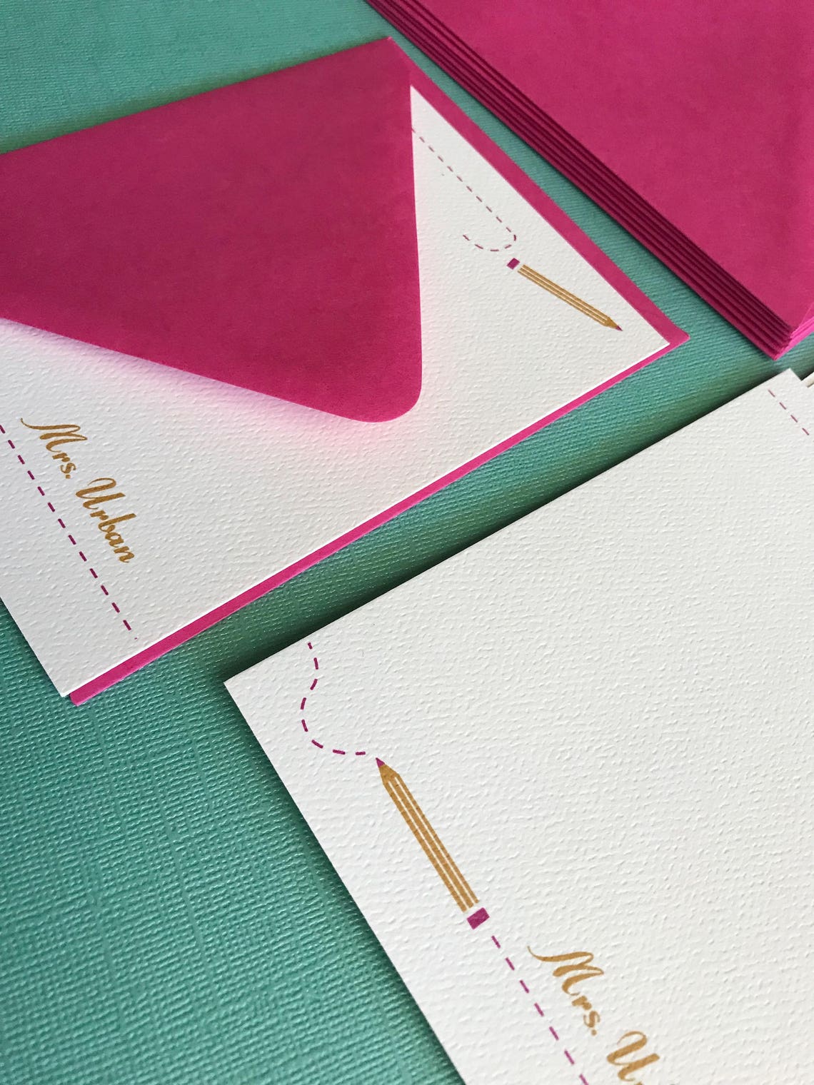 Design 06 Personalized Stationery Set of 8 Custom Graduation - Etsy