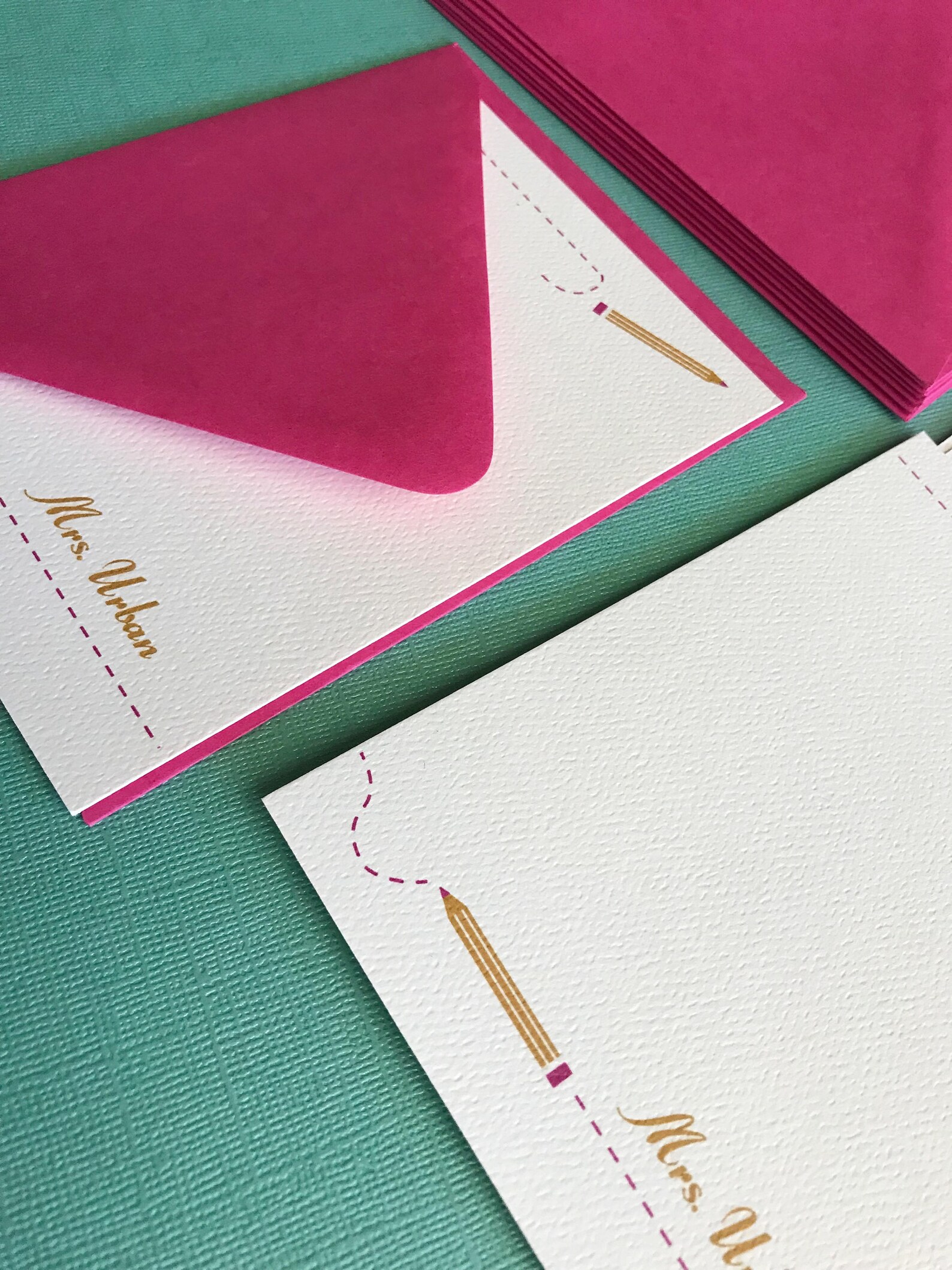 Design 06 Personalized Stationery Set of 8 Custom Graduation - Etsy