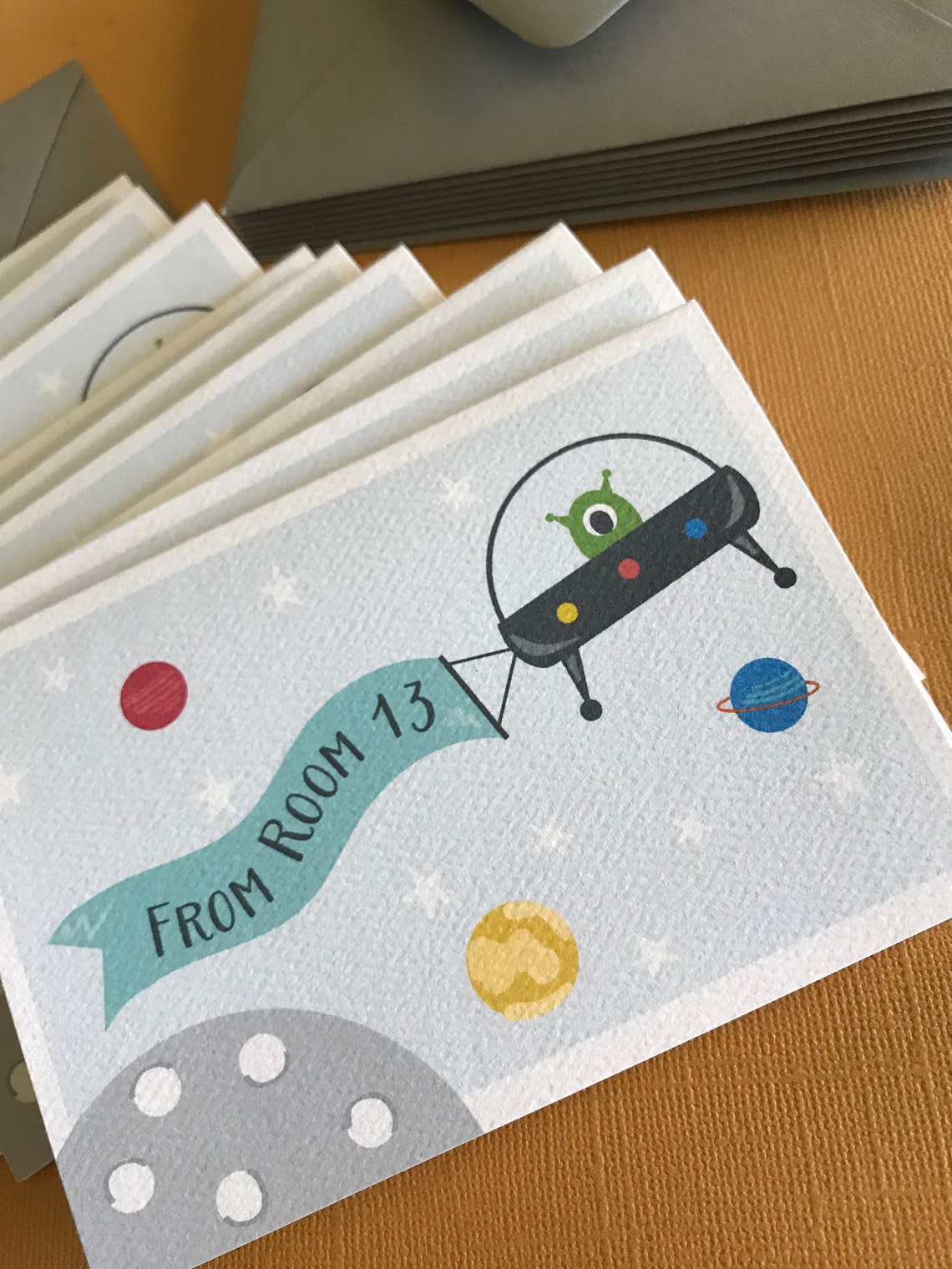 Aliens and Space Set of Personalized Stationery Classroom - Etsy