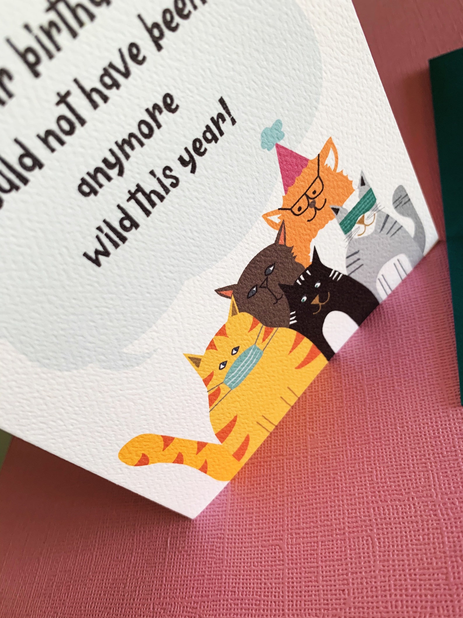 Wild Birthday Greeting Card, Social Distancing, Wishing Happy Birthday ...
