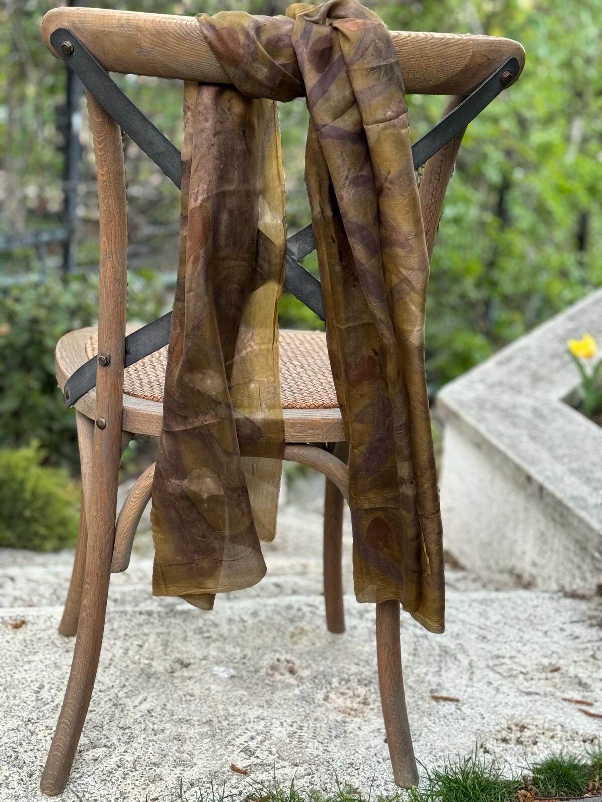 Botanical Printing, Ocaliptus Leaves, Naturally Dye, Pomegranate Dye ...