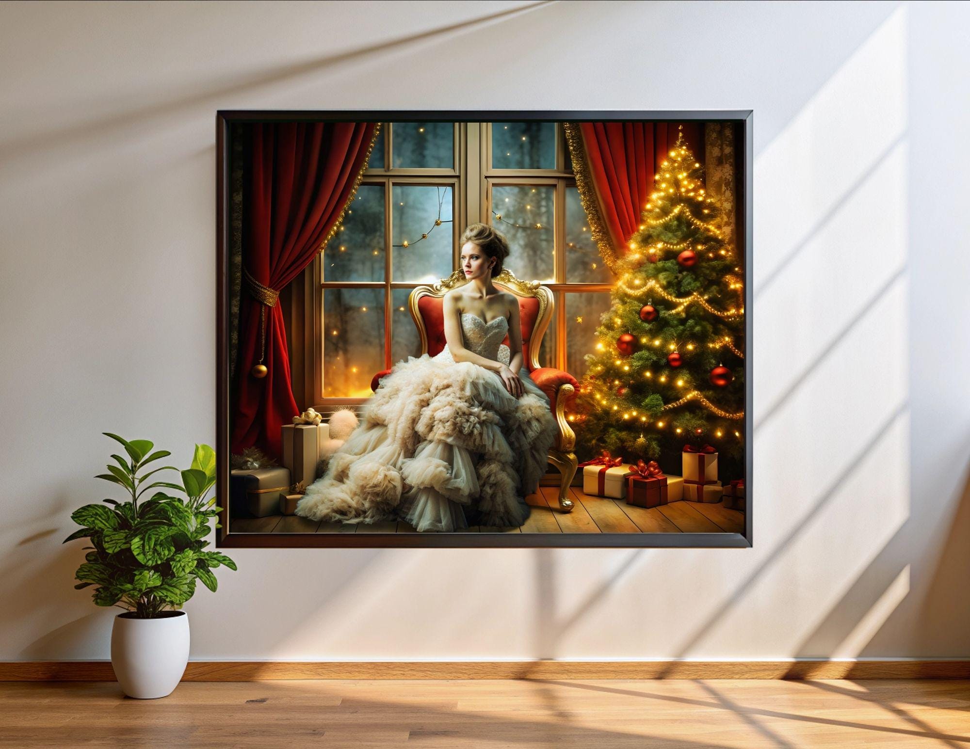 73 Christmas Digital Backdrops Festive Holiday Background for Photoshop ...