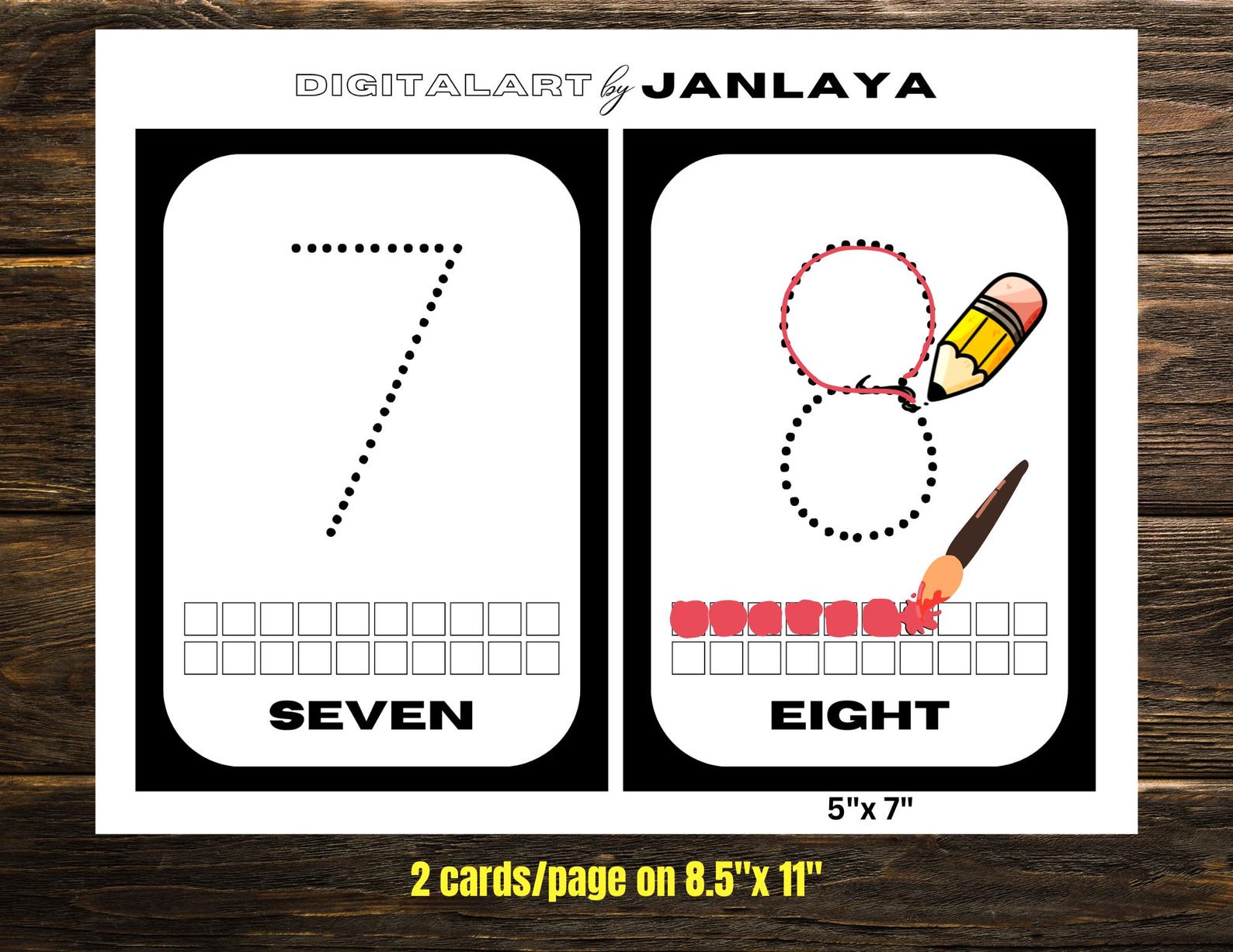 Number Flashcards 0-20: Neutral Boho Classroom Decor (digital Download ...