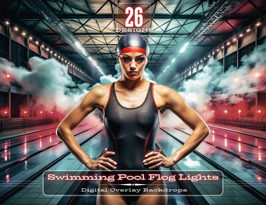 Swimming Pool Photography Backdrops: Sports Team Photo Editing (digital ...
