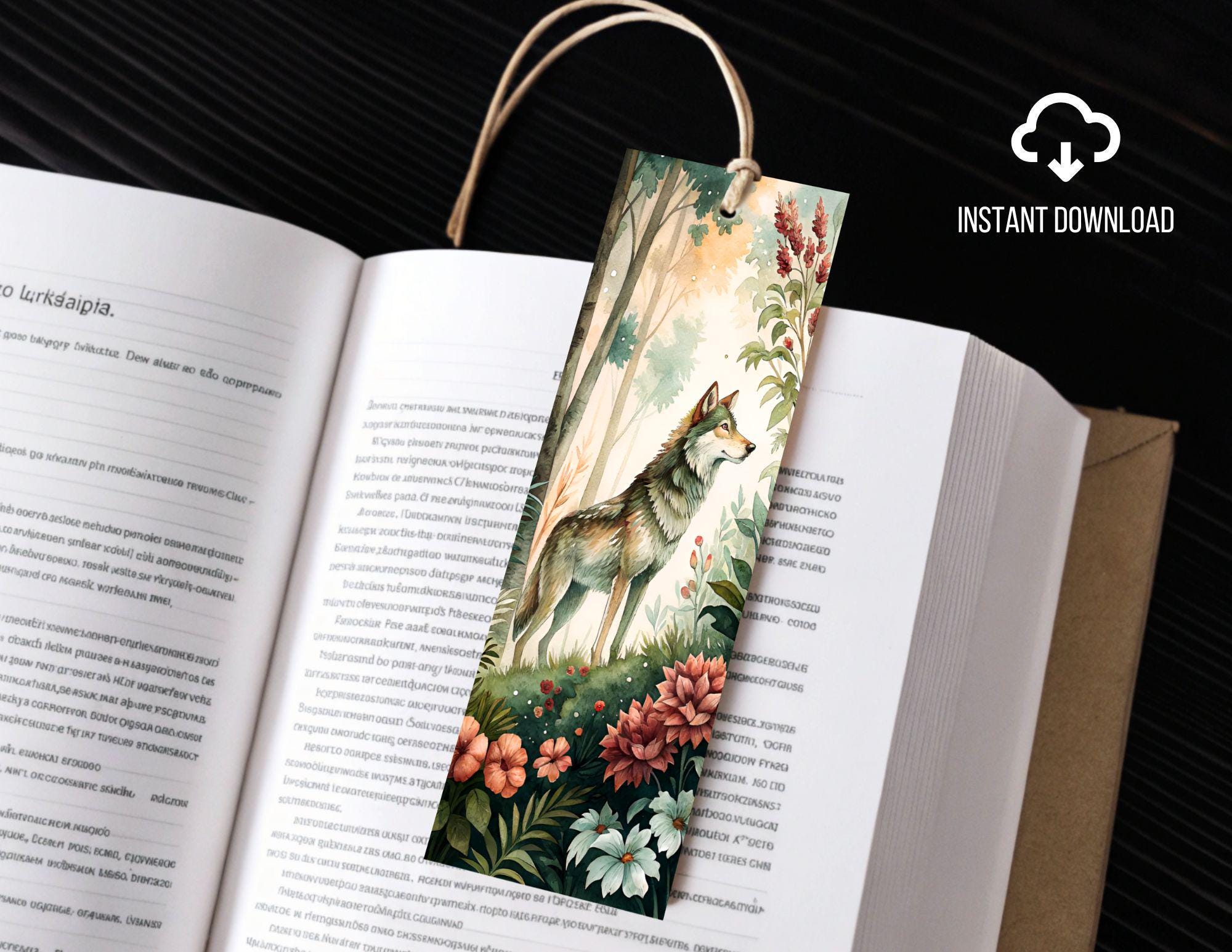Woodland Animals Bookmarks: Printable Bookmark Set (digital Download ...