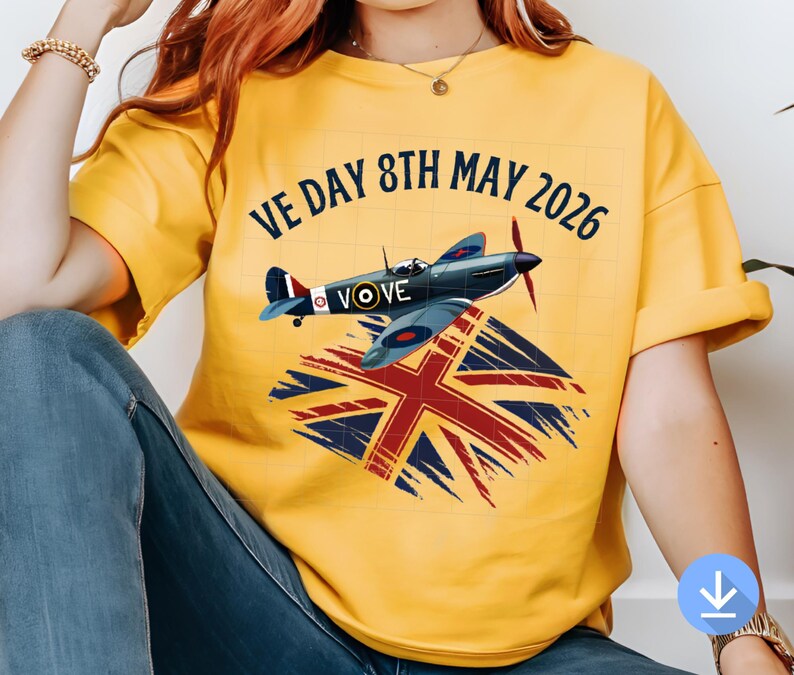 London United Kingdom Aircraft Watercolor Clipart: VE Day 80th ...