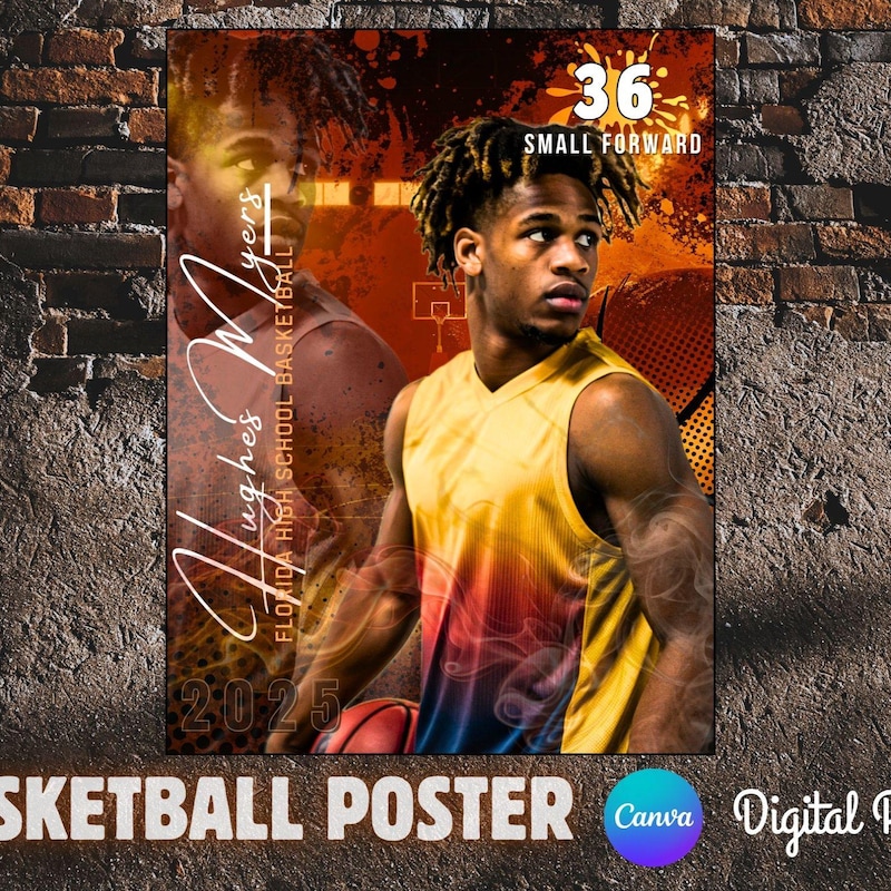 Basketball Poster - Etsy