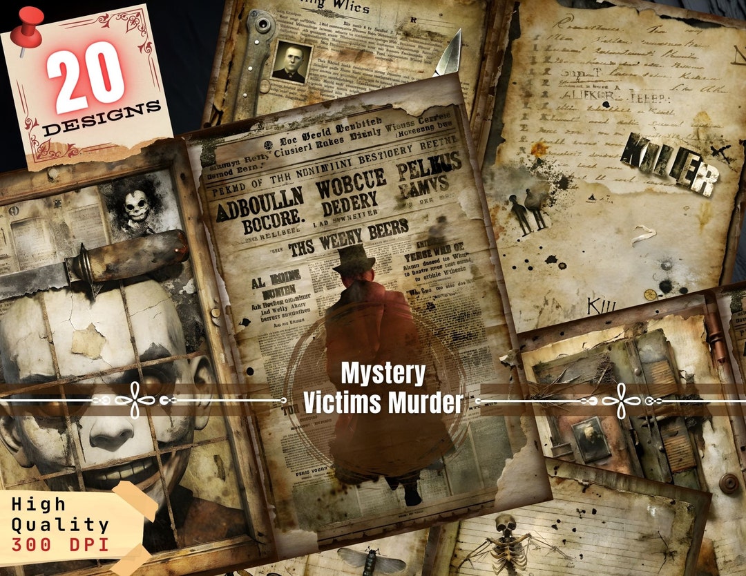 Junk Journal, Scary Scenes, Junk Journal Pages, Lined Journal, Junk ...