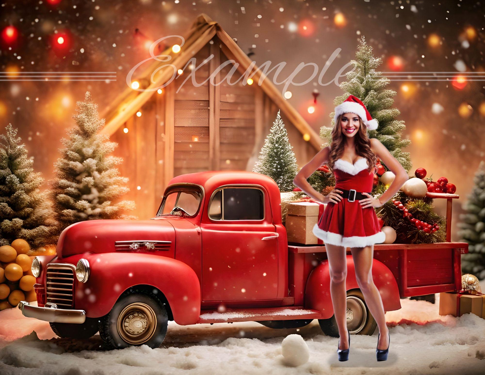 73 Christmas Digital Backdrops Festive Holiday Background for Photoshop ...