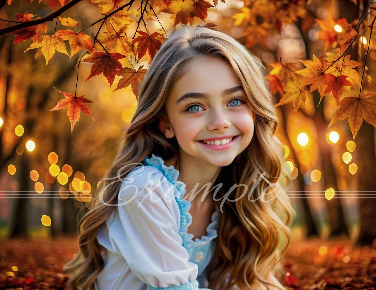 Autumn Bokeh Digital Photography Horizontal Backdrops, Photoshop ...