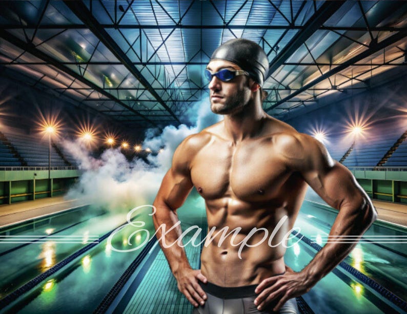 Swimming Pool Photography Backdrops: Sports Team Photo Editing (digital ...