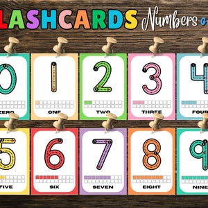 Number Posters Classroom 0-20, Class Posters, Education Flash Cards ...