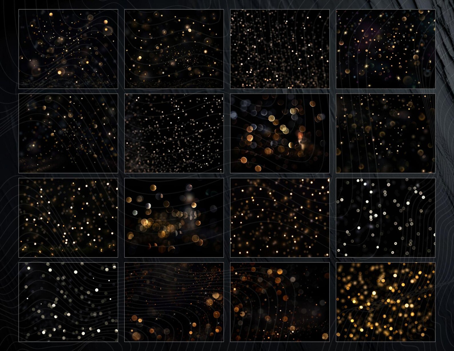 Twinkle Overlays, Twinkle Bokeh Overlays, Twinkle Lights Overlay, Gold ...