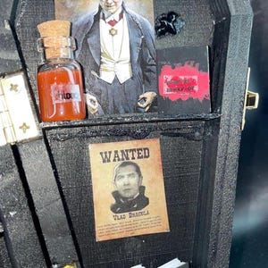 Miniature Vampire Themed Coffin - Etsy
