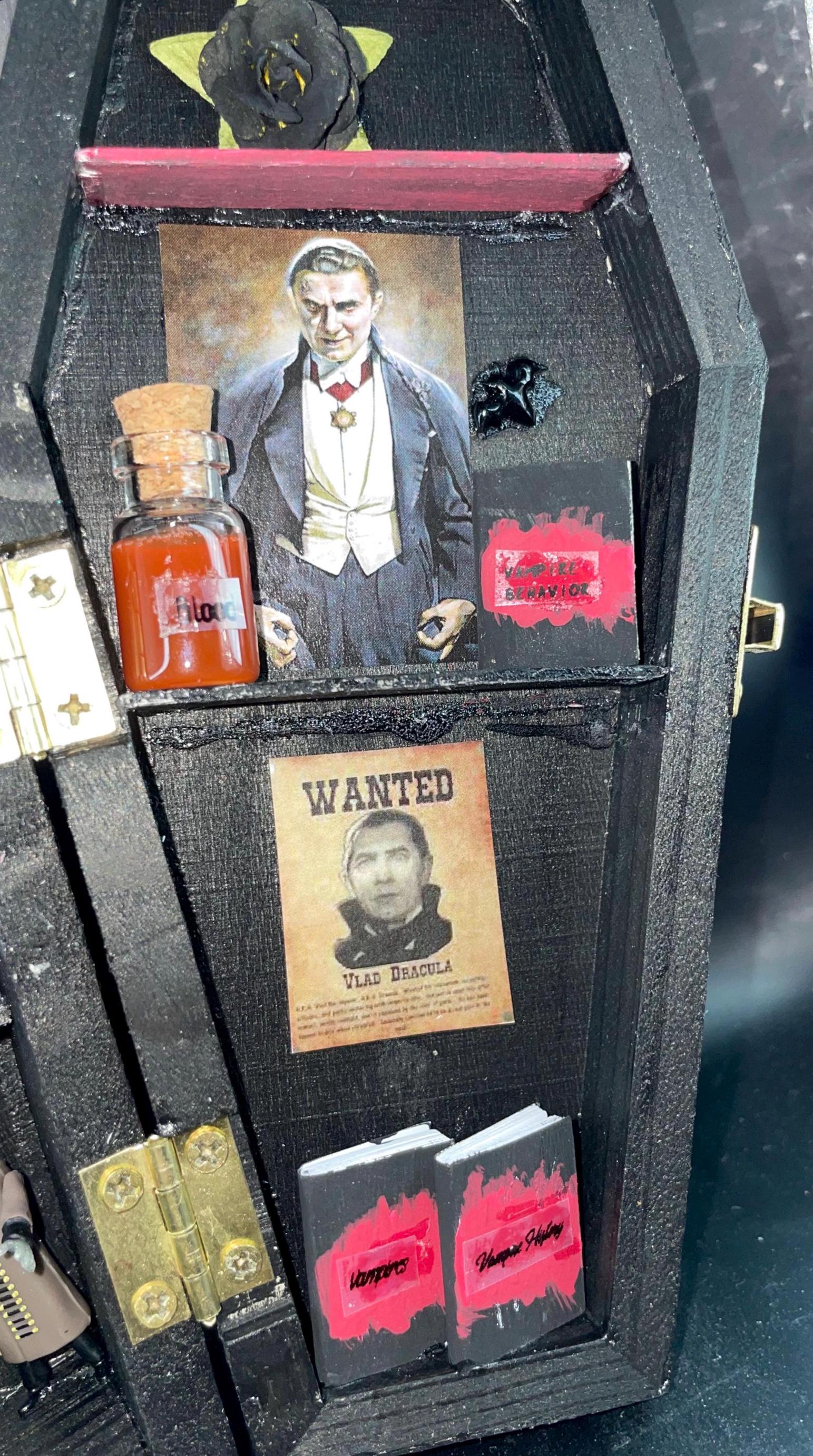 Miniature Vampire Themed Coffin - Etsy