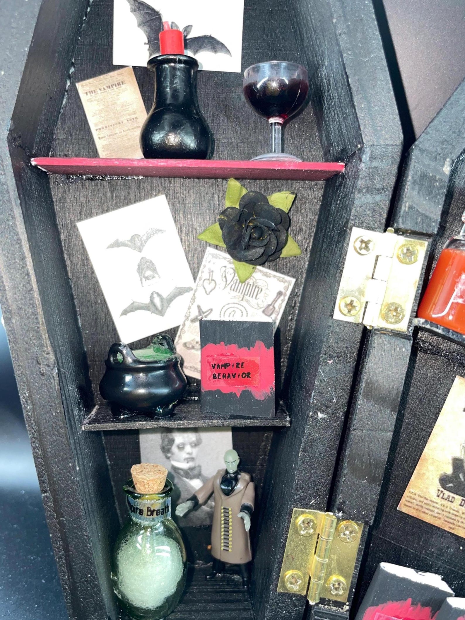 Miniature Vampire Themed Coffin - Etsy