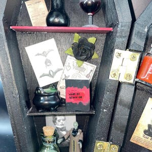 Miniature Vampire Themed Coffin - Etsy