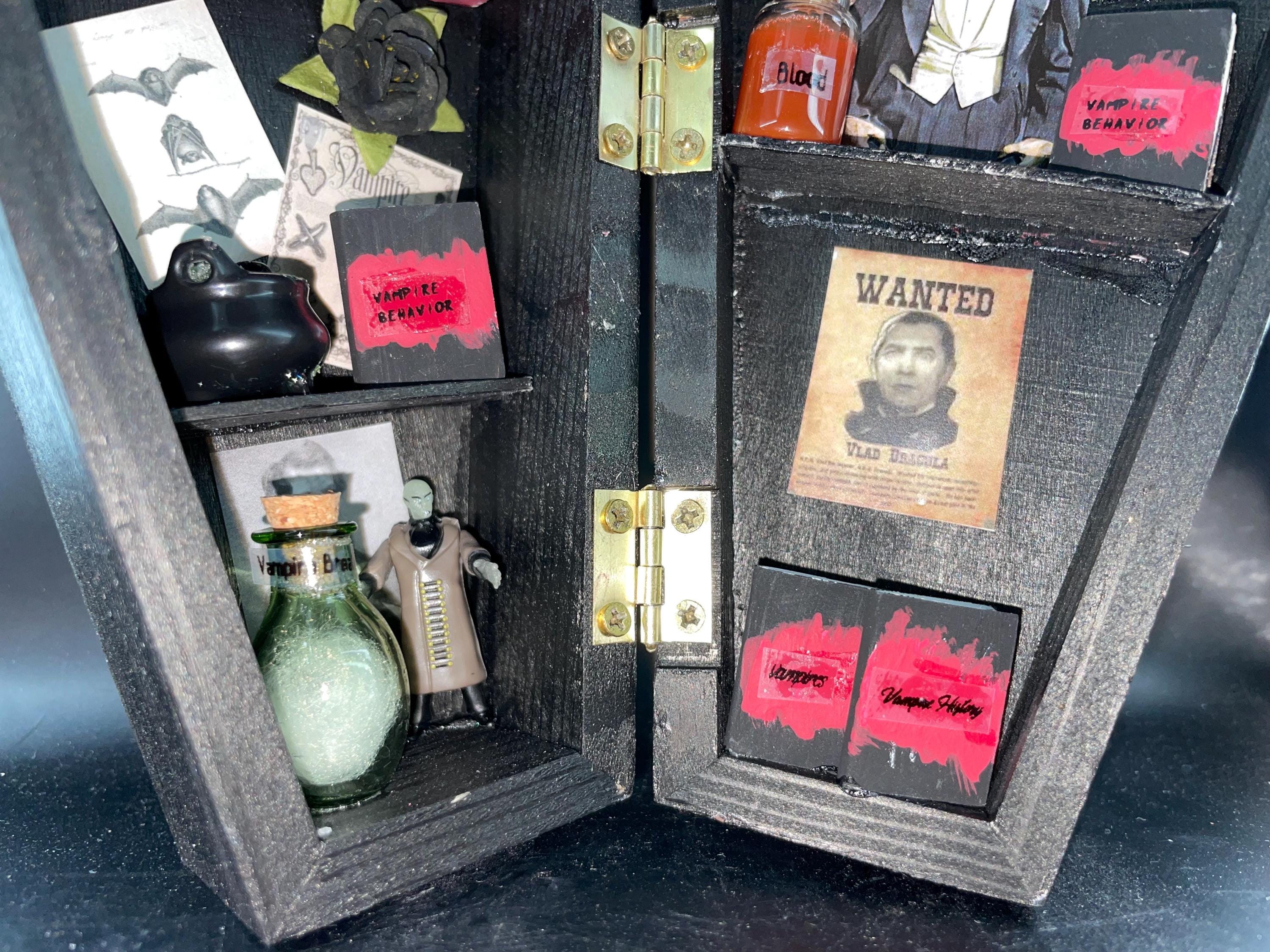 Miniature Vampire Themed Coffin - Etsy