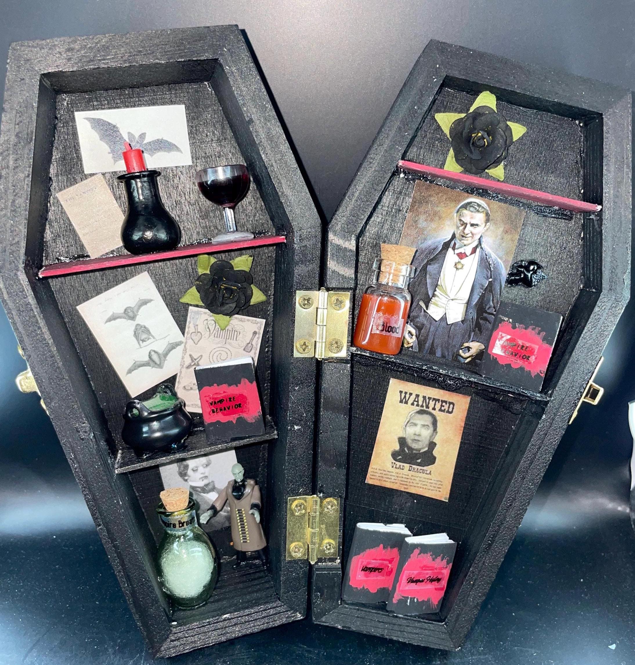 Miniature Vampire Themed Coffin - Etsy