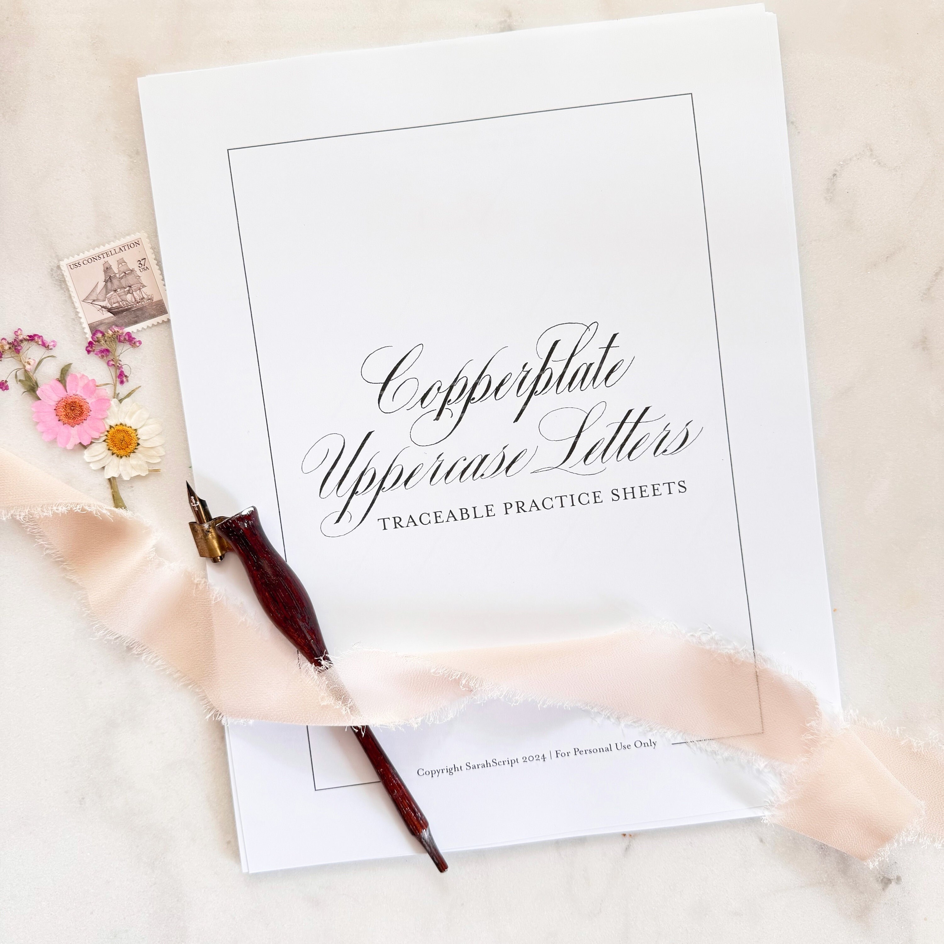 Calligraphy Practice Sheets, Learn Calligraphy, Copperplate Calligraphy ...