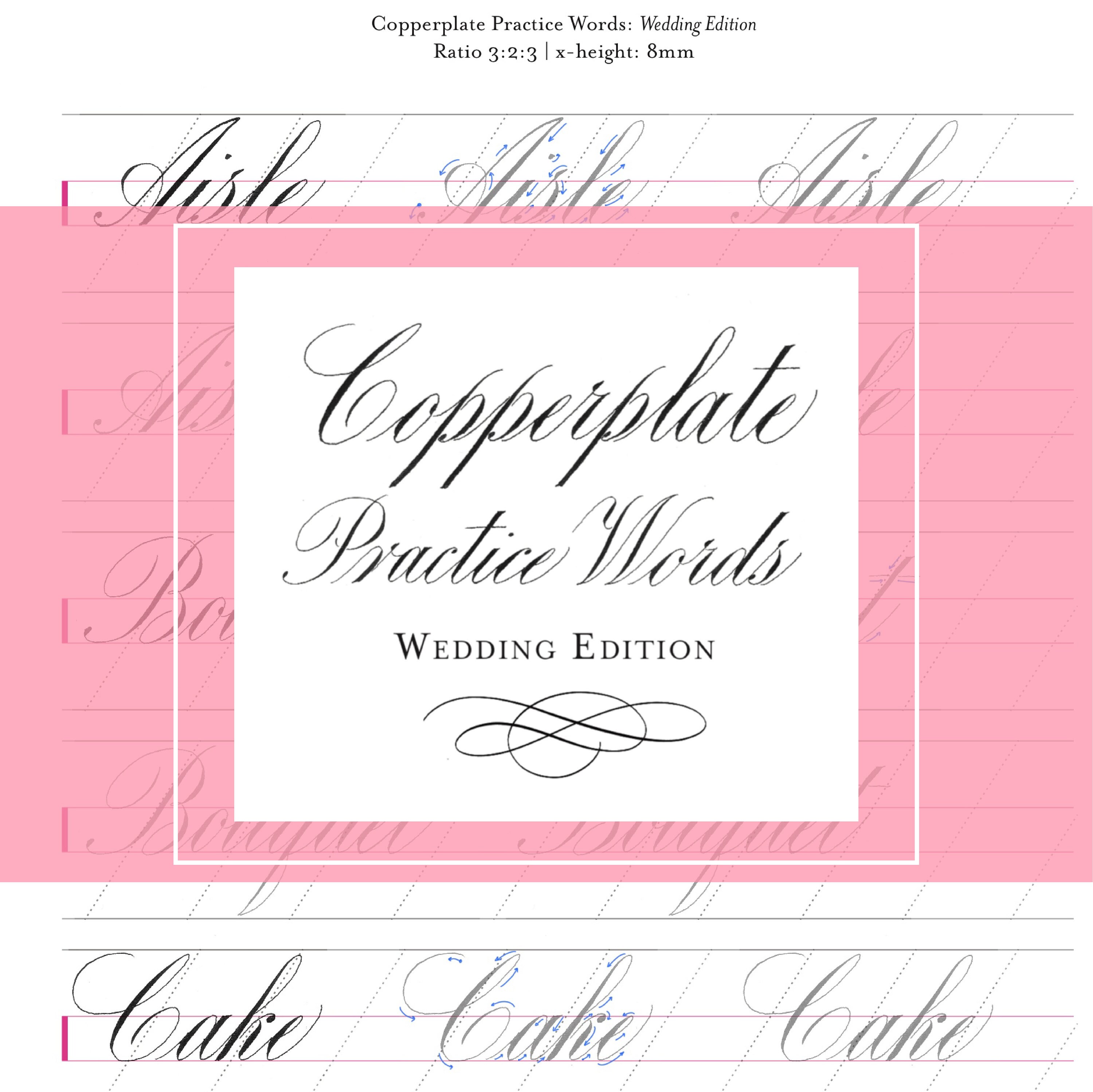 Calligraphy Traceable Practice Words, PDF Download, Calligraphy ...