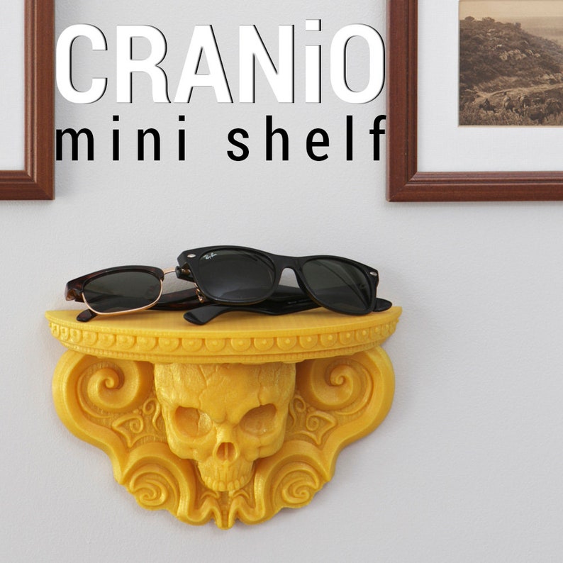 Skull Mini Shelf Made to Order in Several Colors - Etsy