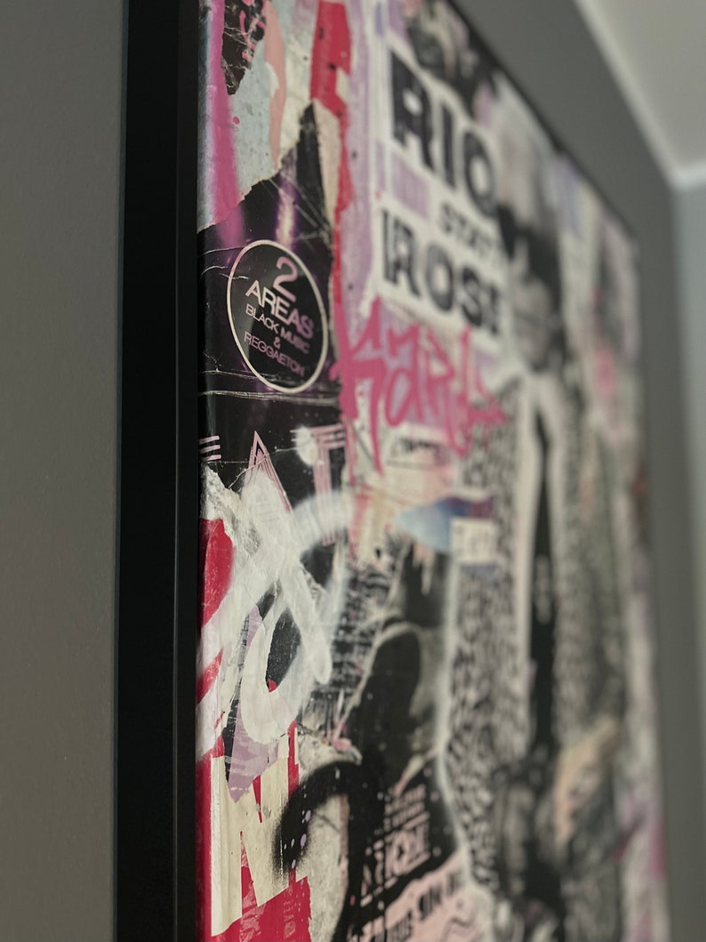 Artwork Unique Pop Art Street Art Popart Decoration Original Collage ...