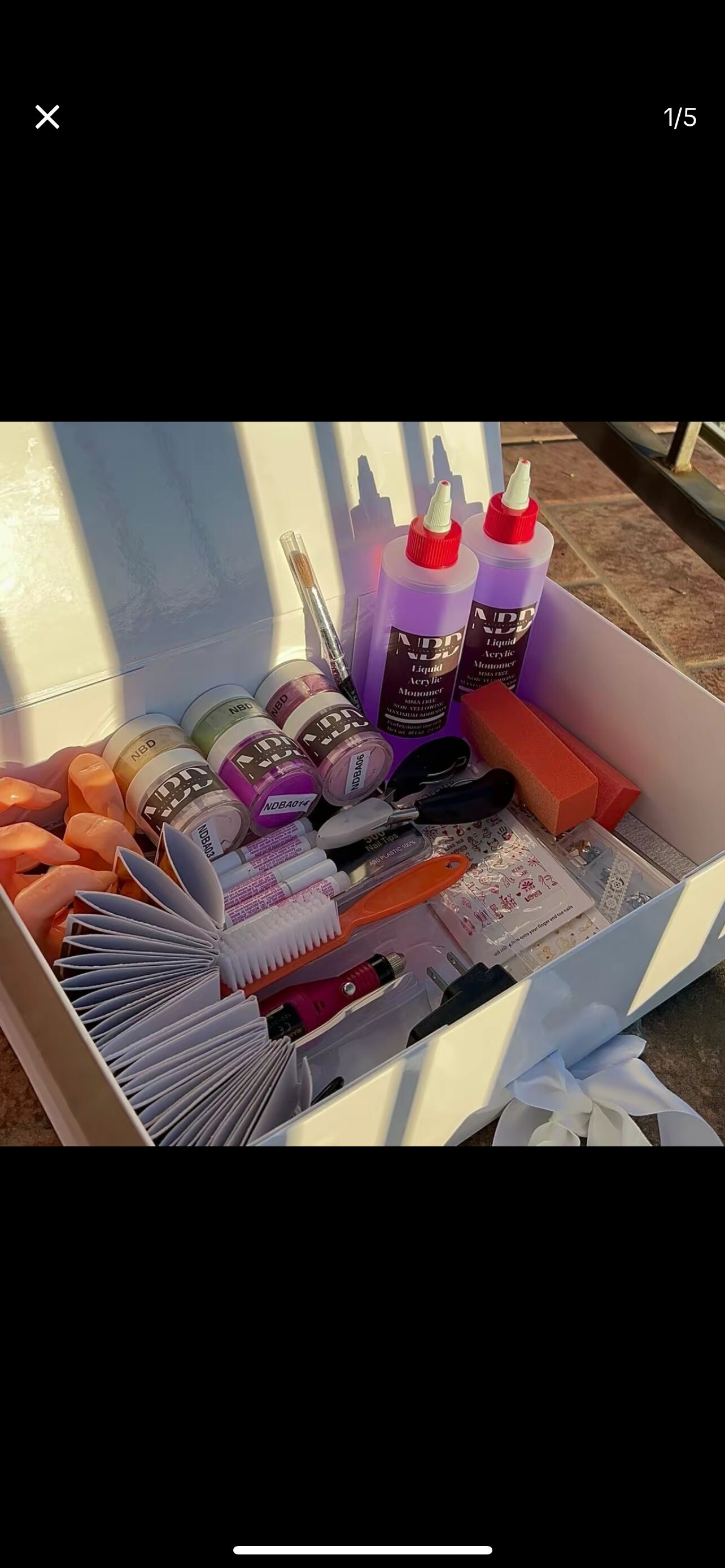 Mega Beginner Acrylic Nail Complete Kit/set 7! Comfort Nail Art Nail ...