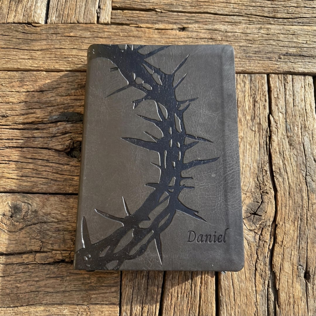 Personalized KJV Bible: Black Faux Leather Bibles, Large Print ...