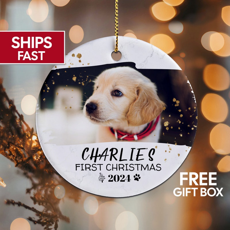 Dogs First Christmas - Etsy