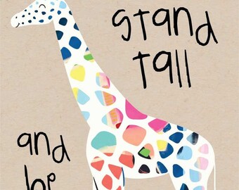 Stand Tall Poster - Etsy