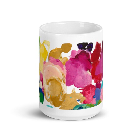 Glossy Sublimated Art Mug Original Art Coffee Mug Ceramic Art Mug ...