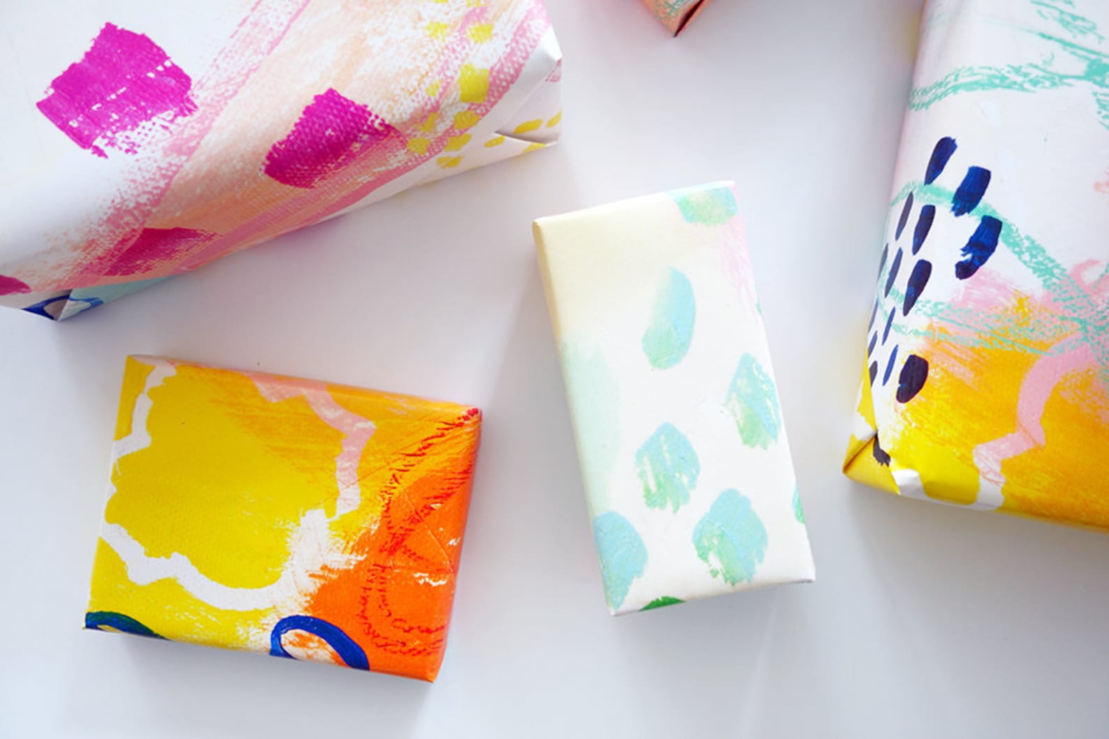 Abstract Art Gift Wrap Colorful Artful Wrapping Paper Any | Etsy